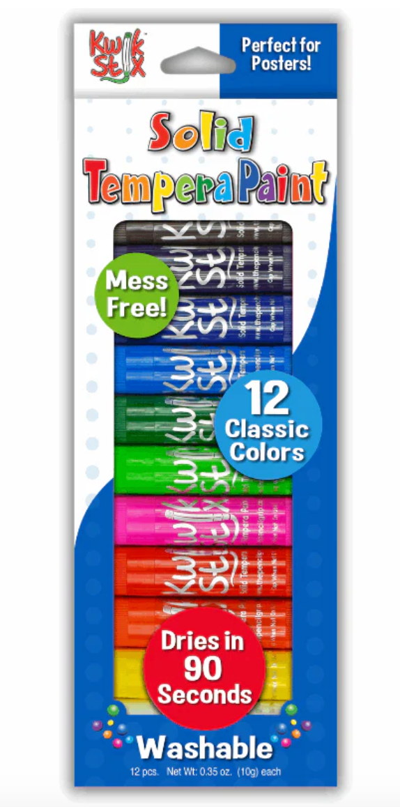 Magic Stix - Kwik Stix, Set of 12 Classic Colors – PlayOn